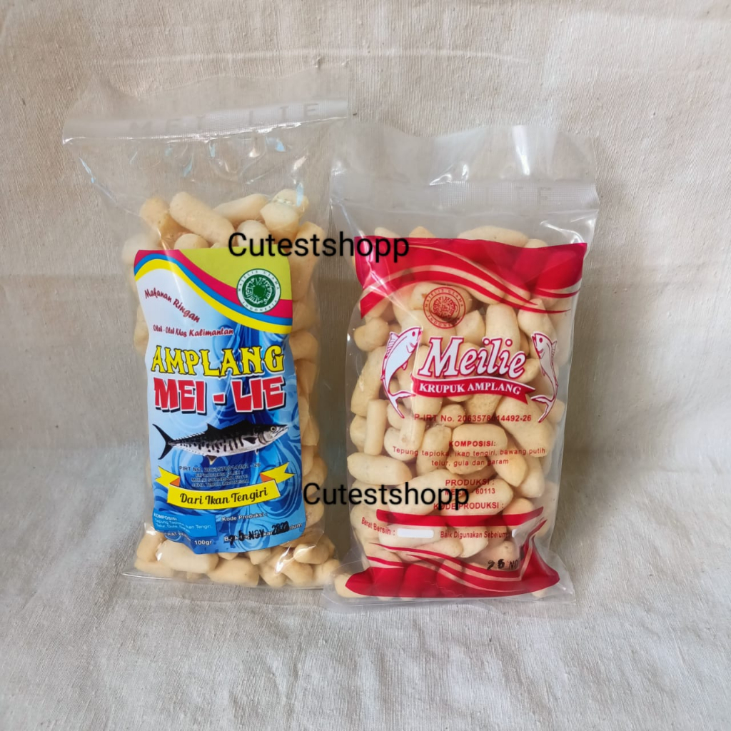Jual Amplang Meilie, Kerupuk Krupuk Ikan Tenggiri Mei Lie Oleh2 Khas ...