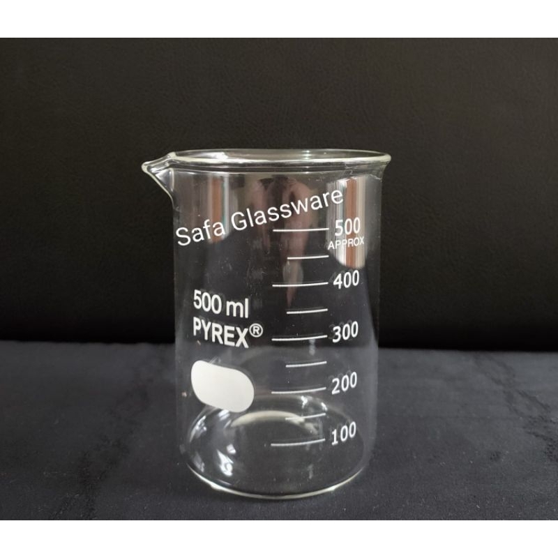 Jual Beaker Glass 500 ml / Gelas Kimia 500ml Pyrex / Gelas Piala ...