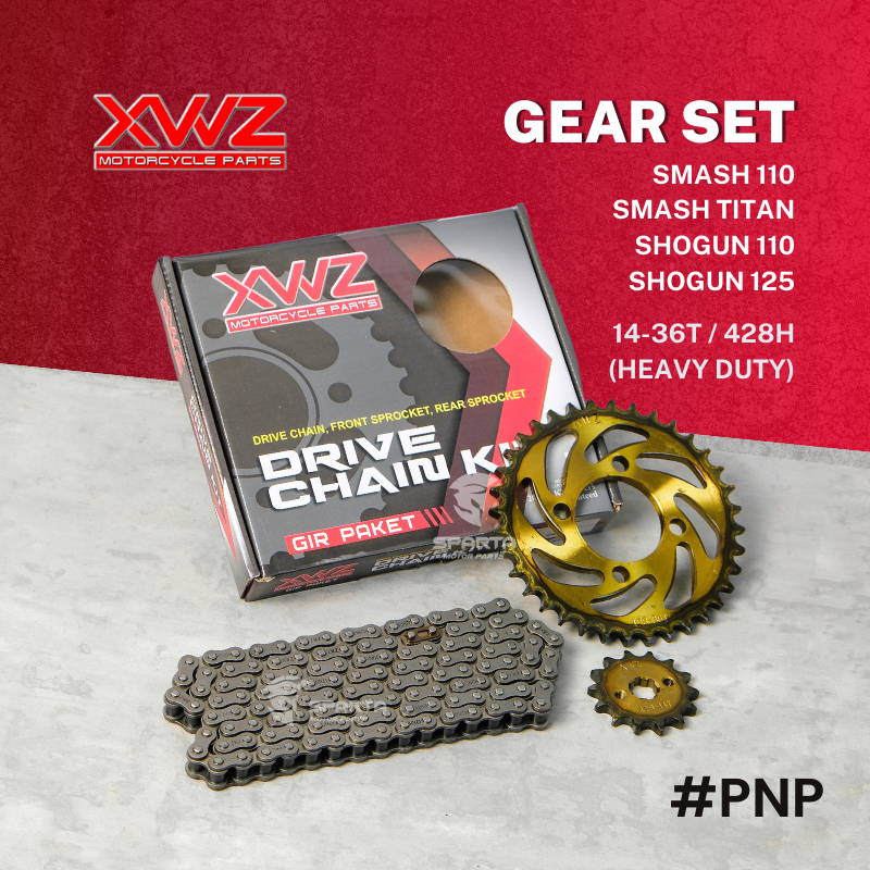 Jual GEAR GIR SET GIR PAKET SMASH NEW SMASH TITAN FW 110 SHOGUN 125 SP SHOGUN 110 XWZ BAJA BAKAR ...