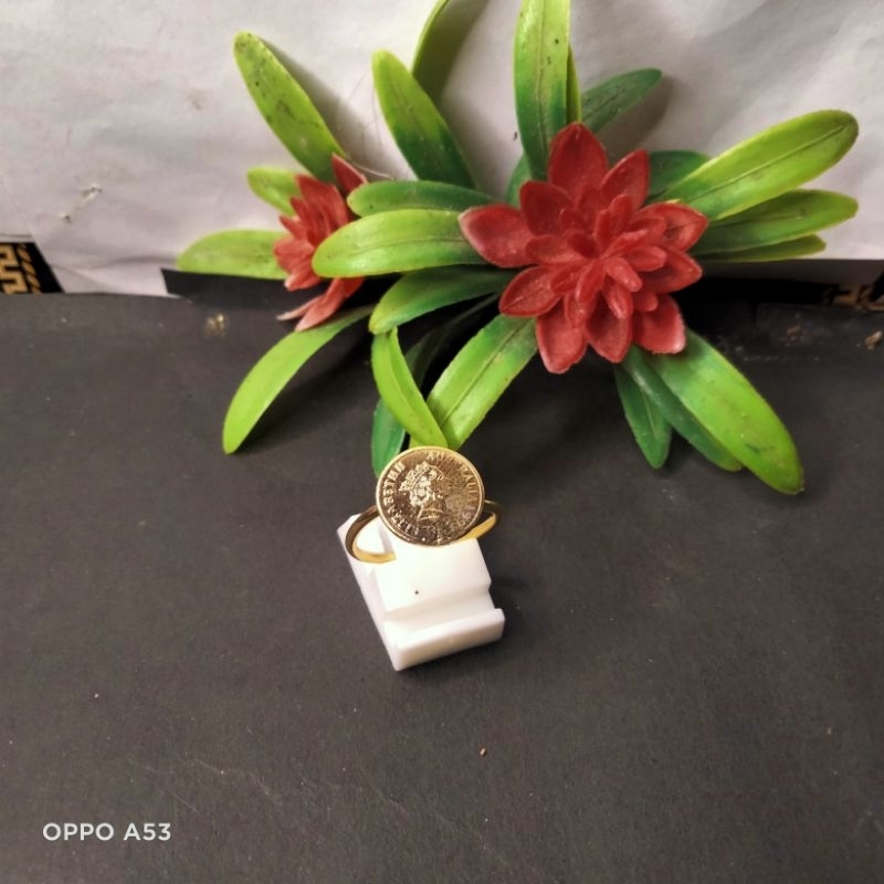 Jual CinCin koin dolar mirip emas kuno asli(Jinar) | Shopee Indonesia
