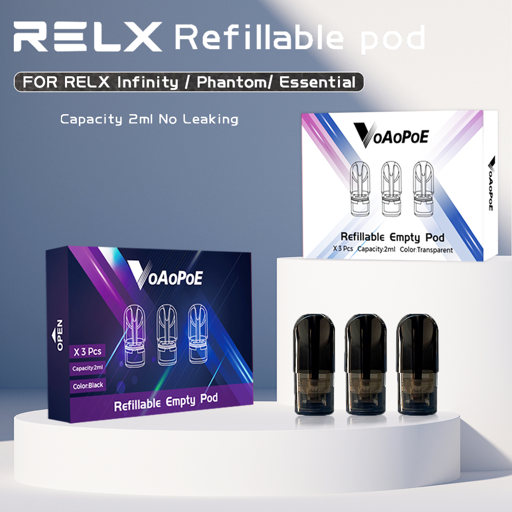 Jual Empty pod 3pcs Refill pod VOAOPOE Vape Pod (kompatibel RELX ...