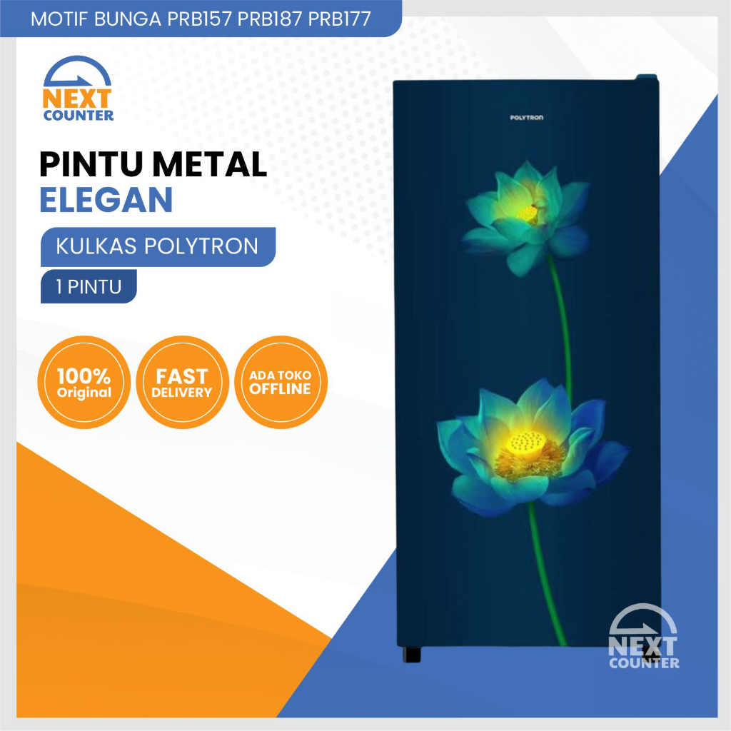 Jual KULKAS 1 PINTU POLYTRON BELLEZA PRB 157 / PRB 177 / PRB 187 ...