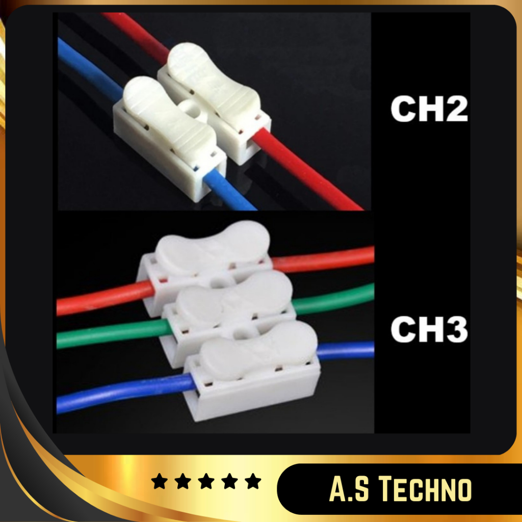 Jual Quick Connect CH2/3 Wire Connector Terminal Sambungan Kabel CH-2/3 ...
