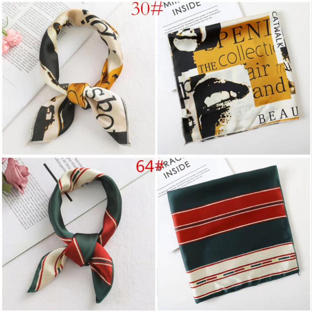 Jual Gaya eksplosif Syal 50x50cm persegi kecil syal wanita syal sutra ...