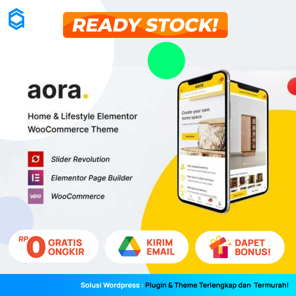 Jual Aora Theme Wordpress Premium Pro Home & Lifestyle Elementor WooCommerce Theme Unlimited ...