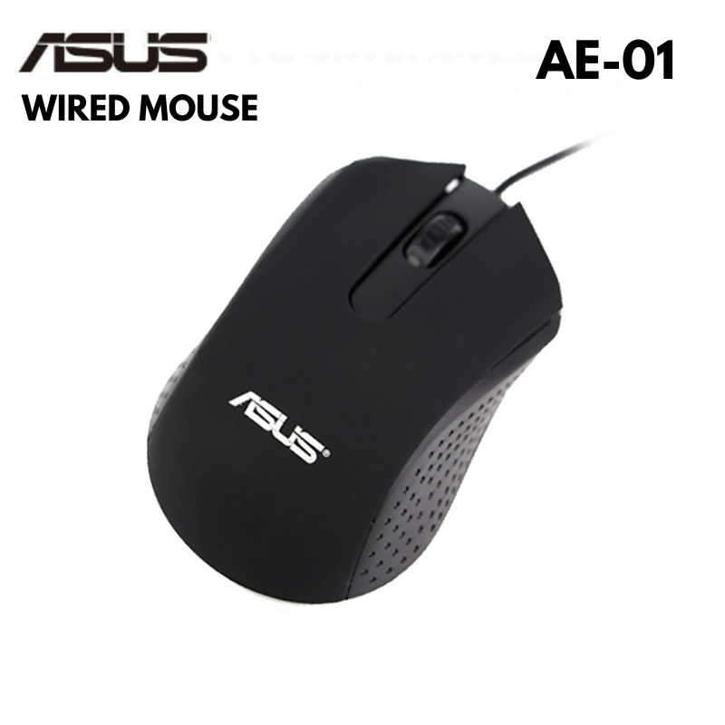 Jual Asus Mouse Wired 1000DPI USB AE-01 Mouse Berkabel Office | Shopee ...