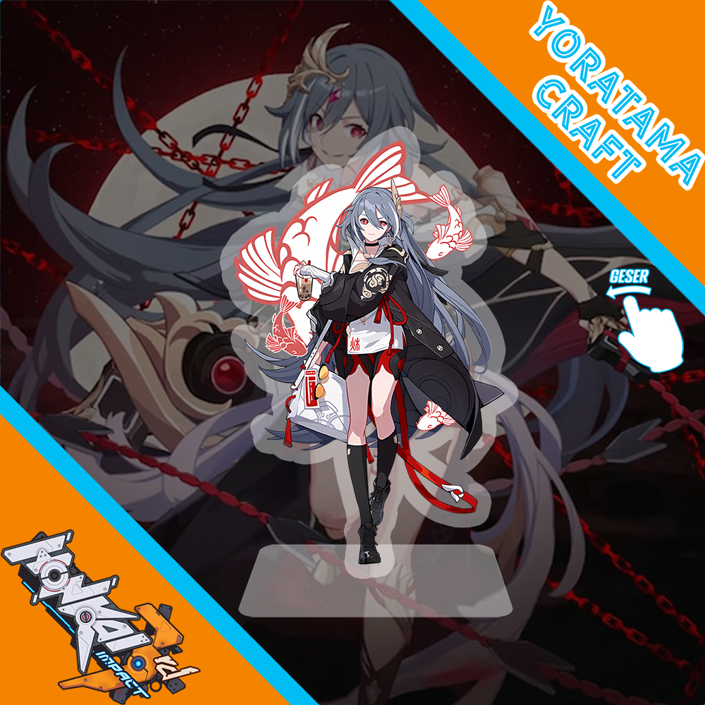 Jual Standee Figure Fuhua Senti HoS Honkai Impact HI3, Stand Figure ...