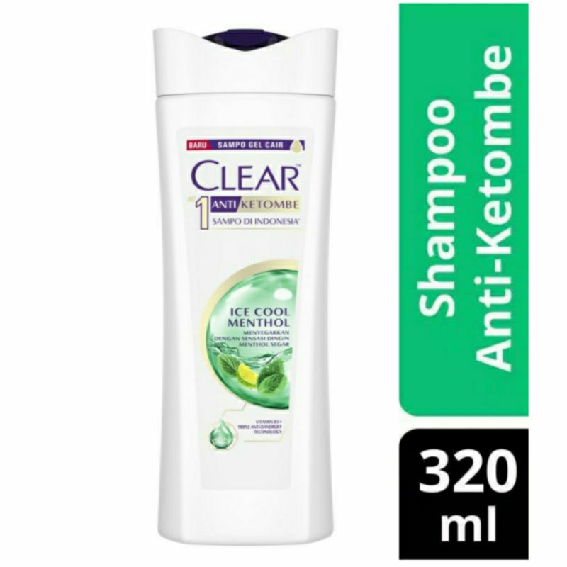 Jual Clear Shampoo Ice Cool Menthol 300ml | Shopee Indonesia
