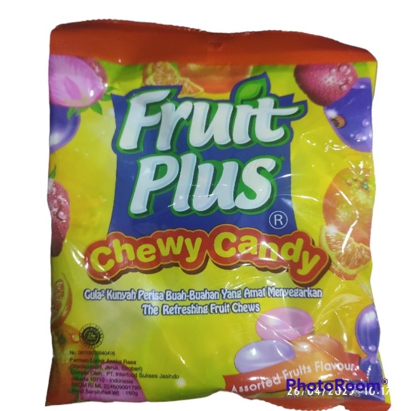 Jual Fruit plus chewy candy permen perisa buah-buahan aneka rasa 150gr ...