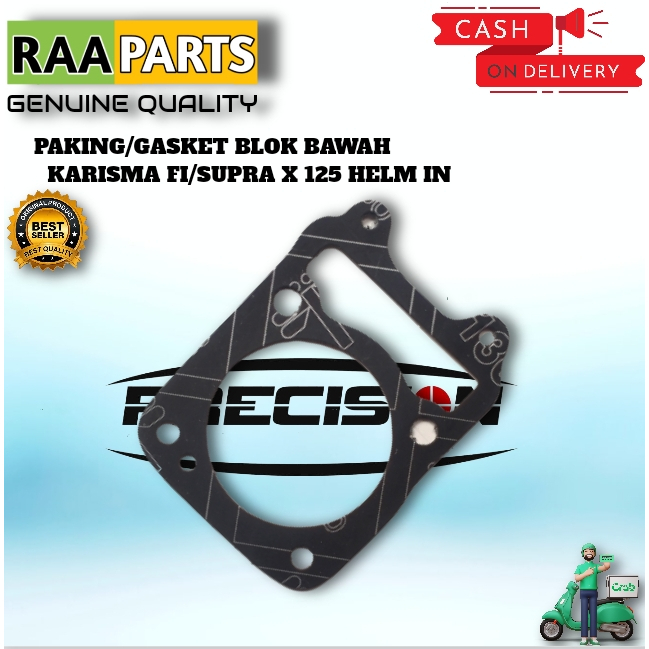 Jual PAKING GASKET BLOK BAWAH KARISMA HELM IN/SUPRA X 125 FI | Shopee Indonesia