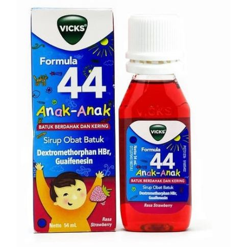 Jual VICKS F44 SIRUP ANAK RASA STRAWBERRY 54 ML (EXP OCT 2024) | Shopee ...