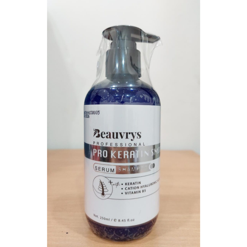Jual Beauvrys Professional Pro Keratin serum Shampoo (Untuk Rambut ...