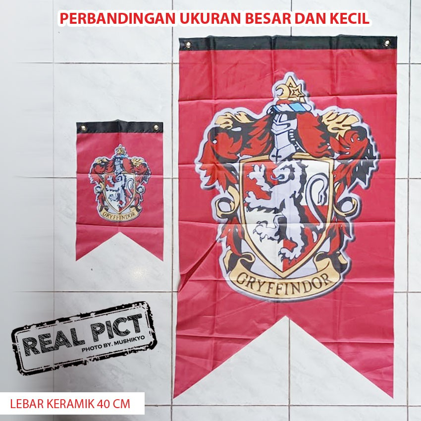 Jual Banner / bendera asrama penyihir untuk backdrop atau hiasan ...