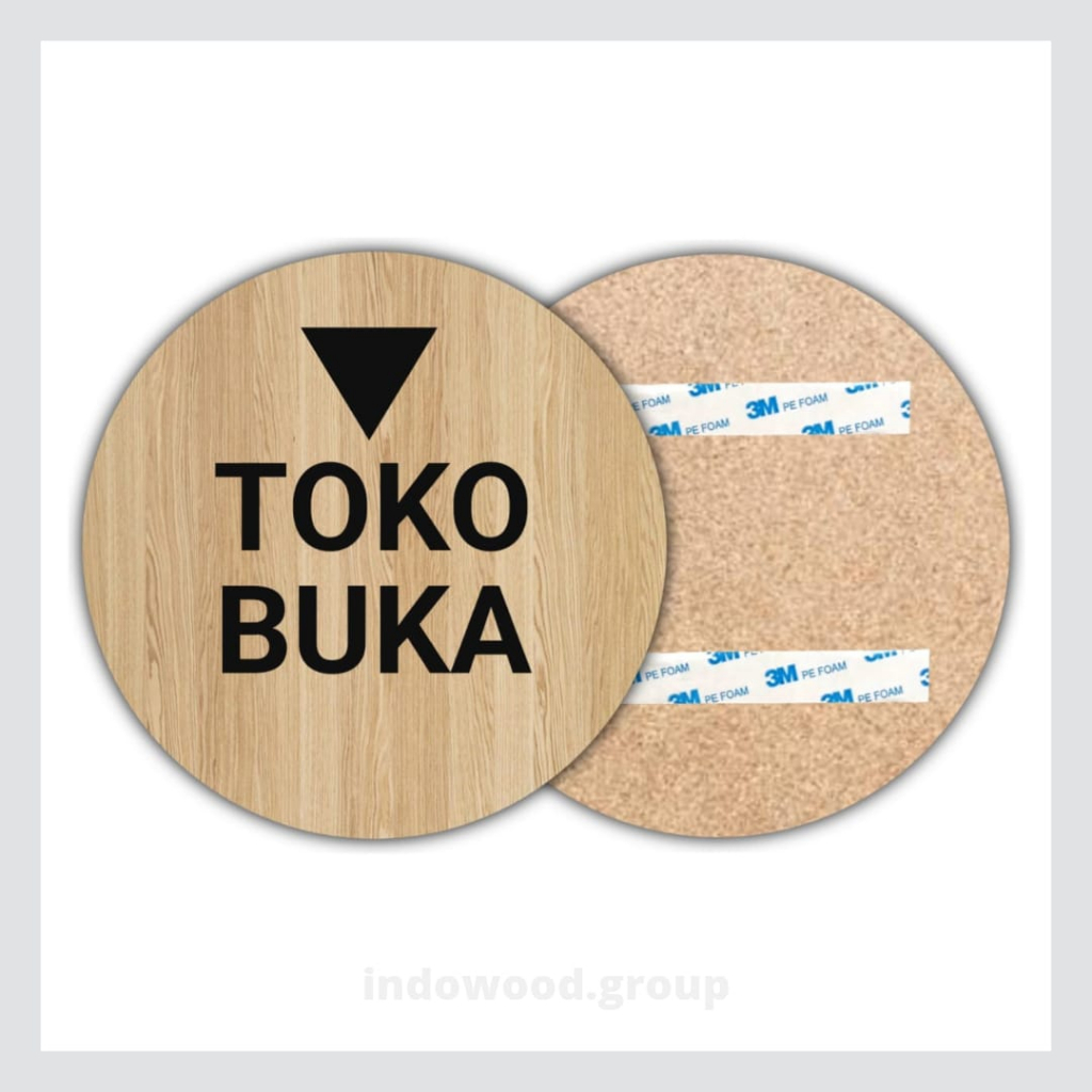 Jual Sign "Toko Buka" | Papan Tanda | Papan Tulisan | Dekorasi Cafe ...
