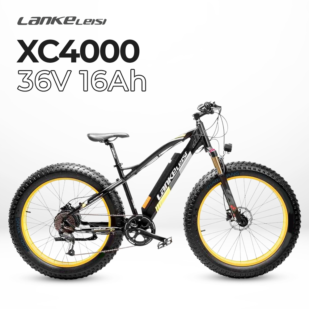 Jual Lankeleisi Sepeda Listrik Gunung MTB 36V 16Ah - XC4000 - Black ...