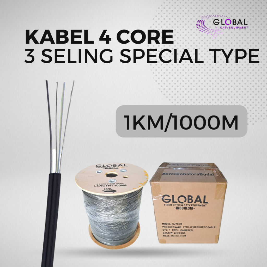 Jual KABEL 4 CORE 3 SELING 1KM SPECIALTYPE | Shopee Indonesia