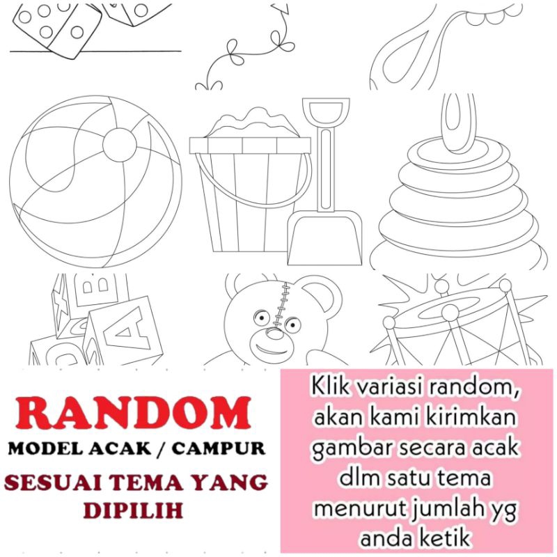 Jual Gambar sketsa mewarnai drawing skecth mewarnai dan mengenal nama ...