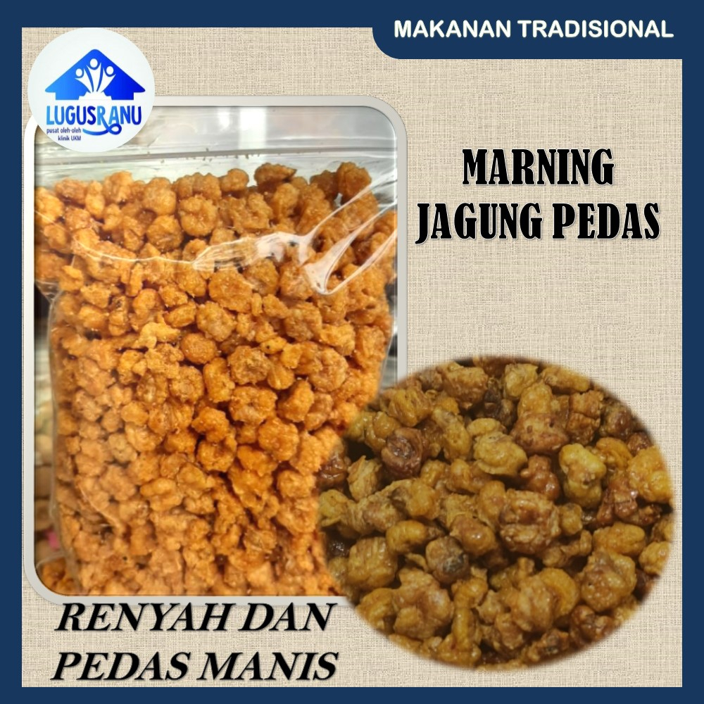 Jual Marning Jagung Pedas Camilan Enak dan Renyah Kemasan 500gr ...