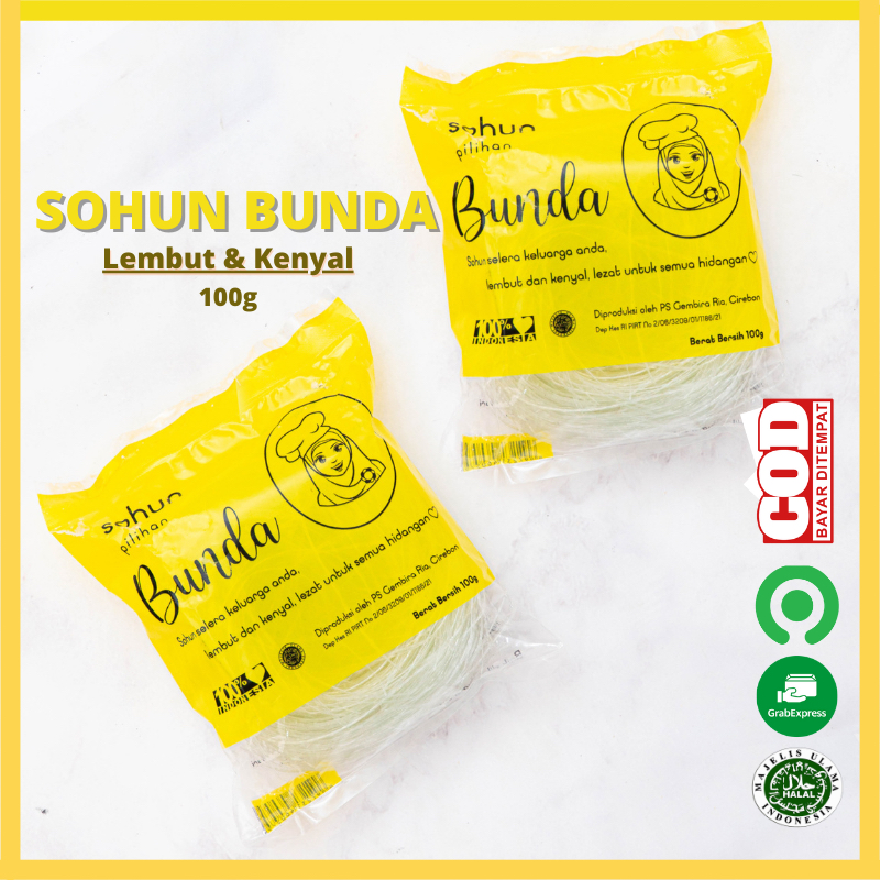 Jual Sohun Bakso Halal 100gr / Sohun Premium Lembut dan Kenyal / Sohun ...