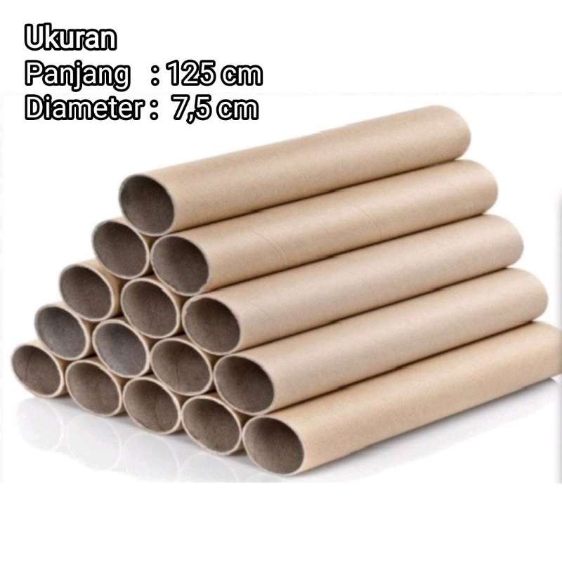 Jual Selongsong kertas karton / paper core / karton kardus bubble wrap tebal | Shopee Indonesia