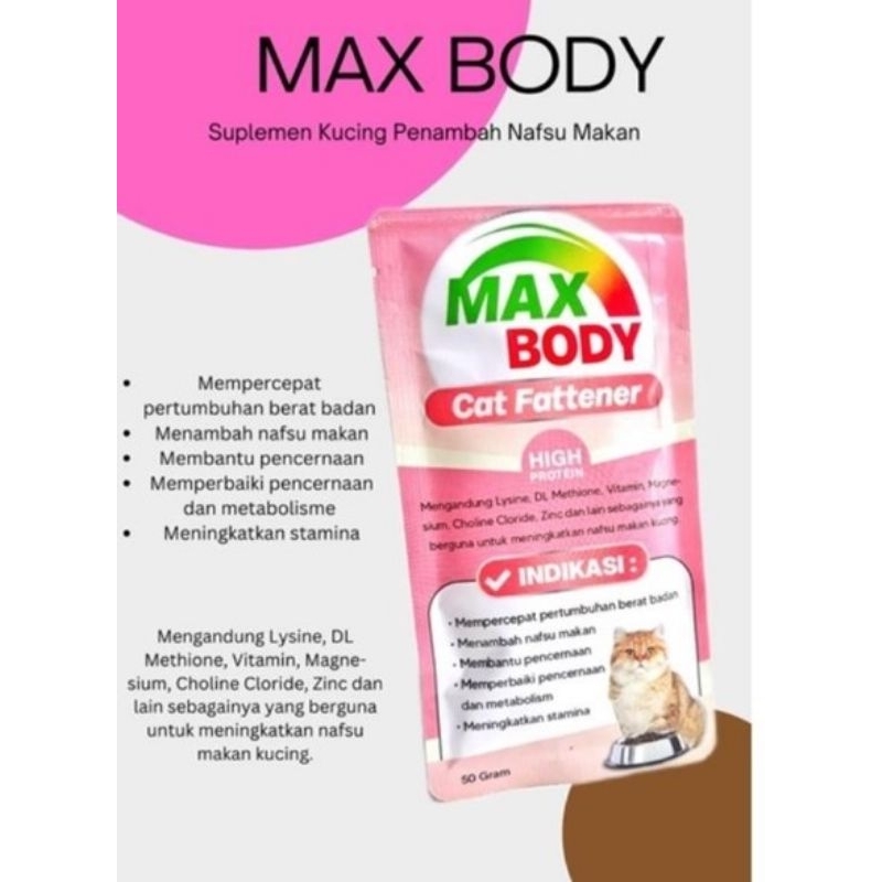 Jual MAX BODY 50gr | Shopee Indonesia