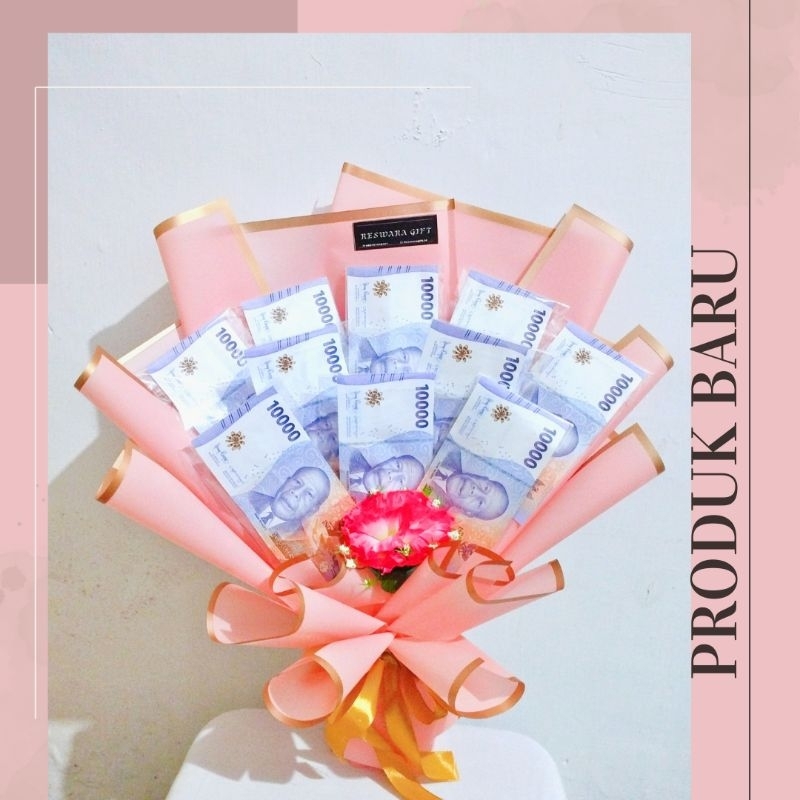 Jual BUCKET UANG KOSONG 10 Lembar READY | Money Bouquet | murah ...