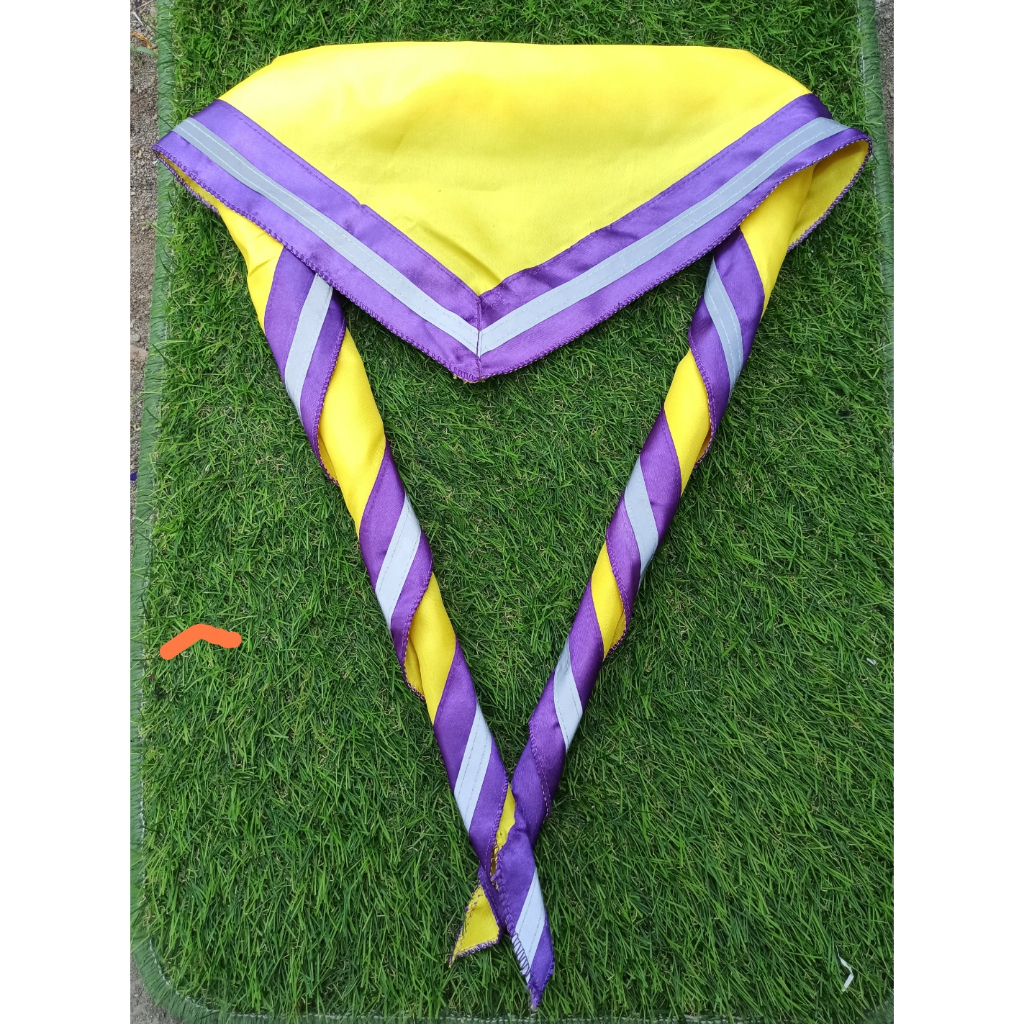 Jual SCRAF PRAMUKA MENYALA TENGAH KUNING UNGU | Shopee Indonesia