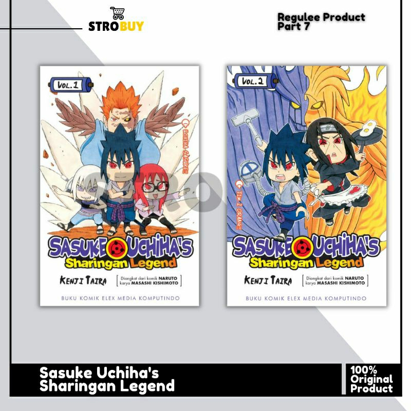 Jual Komik Sasuke Uchiha No Sharingan Legend Volume 1 - 2 | Shopee ...
