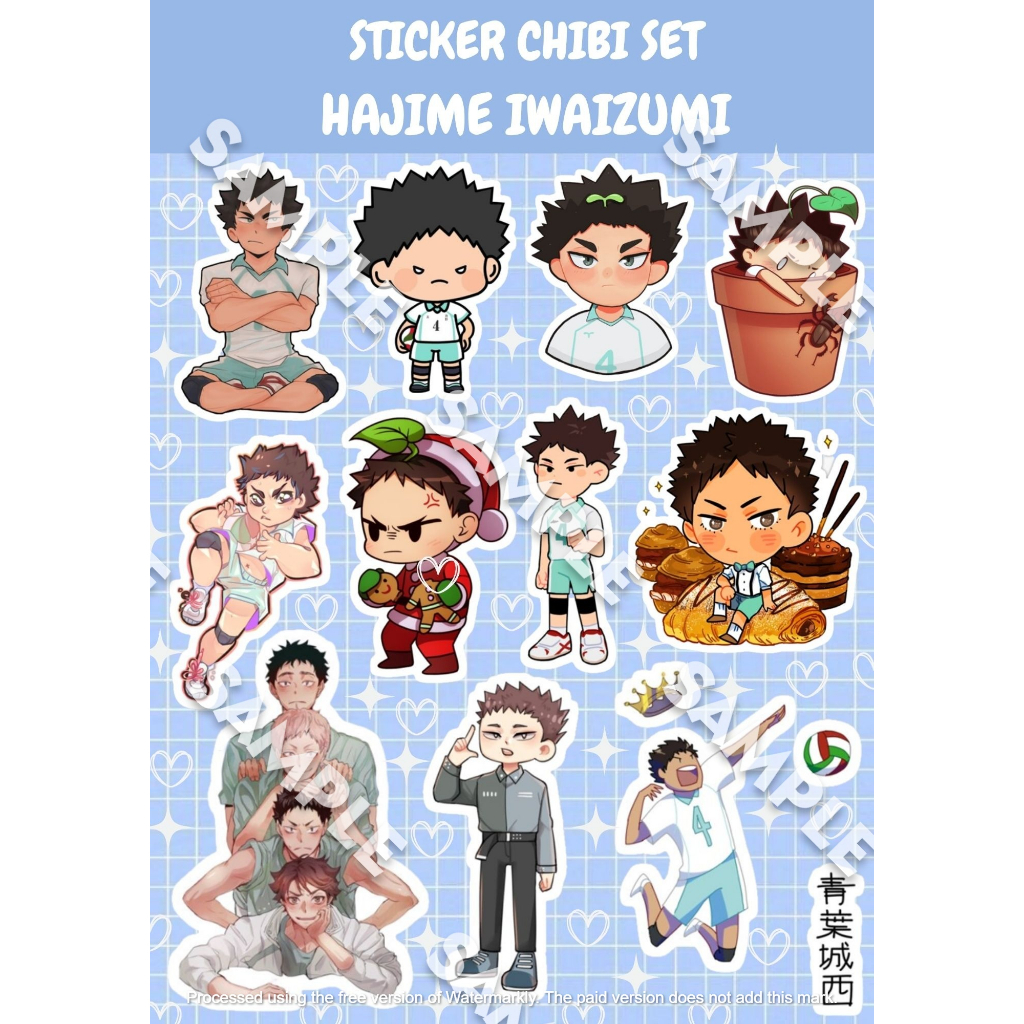 Jual STICKER CHIBI SET A6 HAIKYUU EDISI ALL TEAM MAIN CHARACTER ...