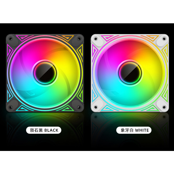 Jual FAN COOLMOON DM1 ARGB DRAGON MIRROR 12CM ARGB PWM INFINITY LENSE ...
