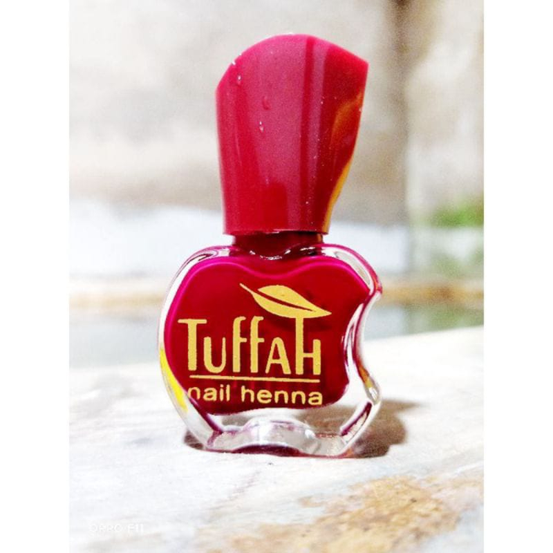 Jual TUFFAH NAIL HENNA Original 100% Kemasan Baru BPOM 10ml | Shopee ...