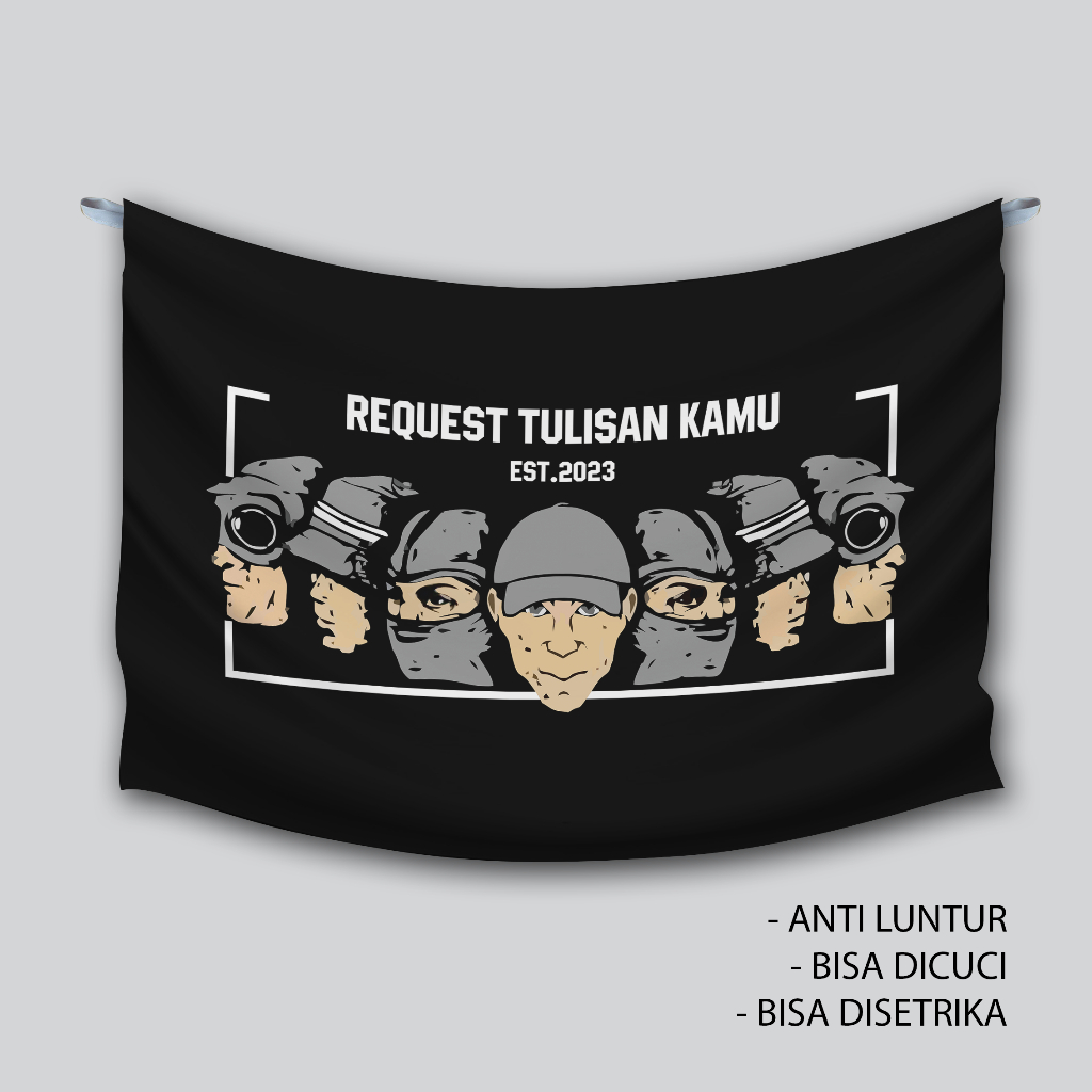 Jual BENDERA SUPORTER BEBAS REQUEST JUMBO| BENDERA KOMUNITAS | BENDERA ...