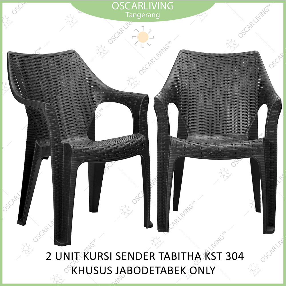 Jual 2 UNIT Tabitha Kursi Sender KST 304 / Kursi Teras / Kursi Plastik ...