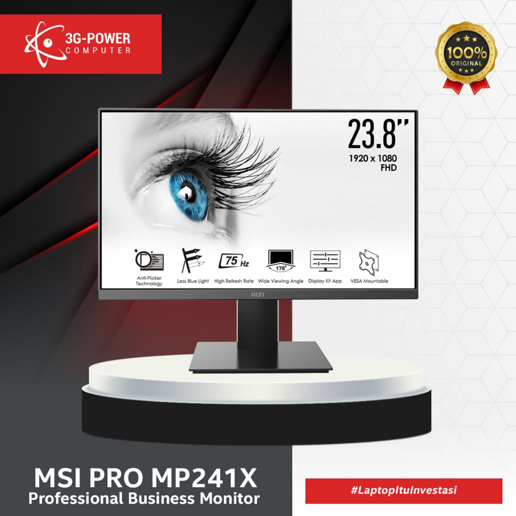Jual MSI PRO MP241X 24 Inch FHD 1080p 75Hz Eye Care Professional ...