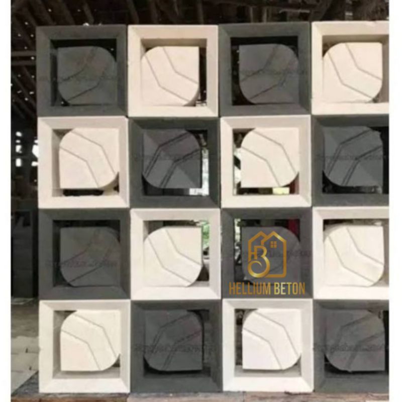 Jual Roster Beton Daun Cantik Minimalis Lubang Angin Motif Daun ...