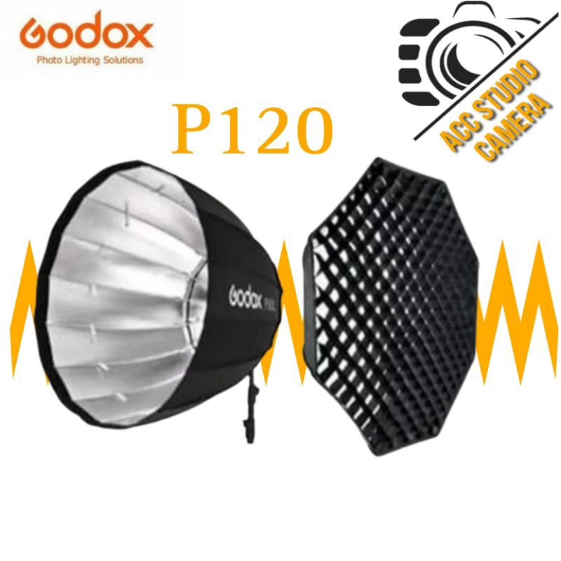 Jual Softbox Godox P120 Deep Parabolic Softbox with Bowen Mount with ...