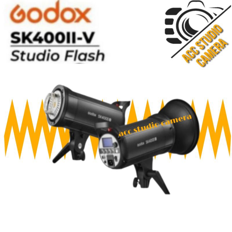 Jual Godox SK-400II-V Studio Flash With Led Modeling Lamp free Reflector | Shopee Indonesia