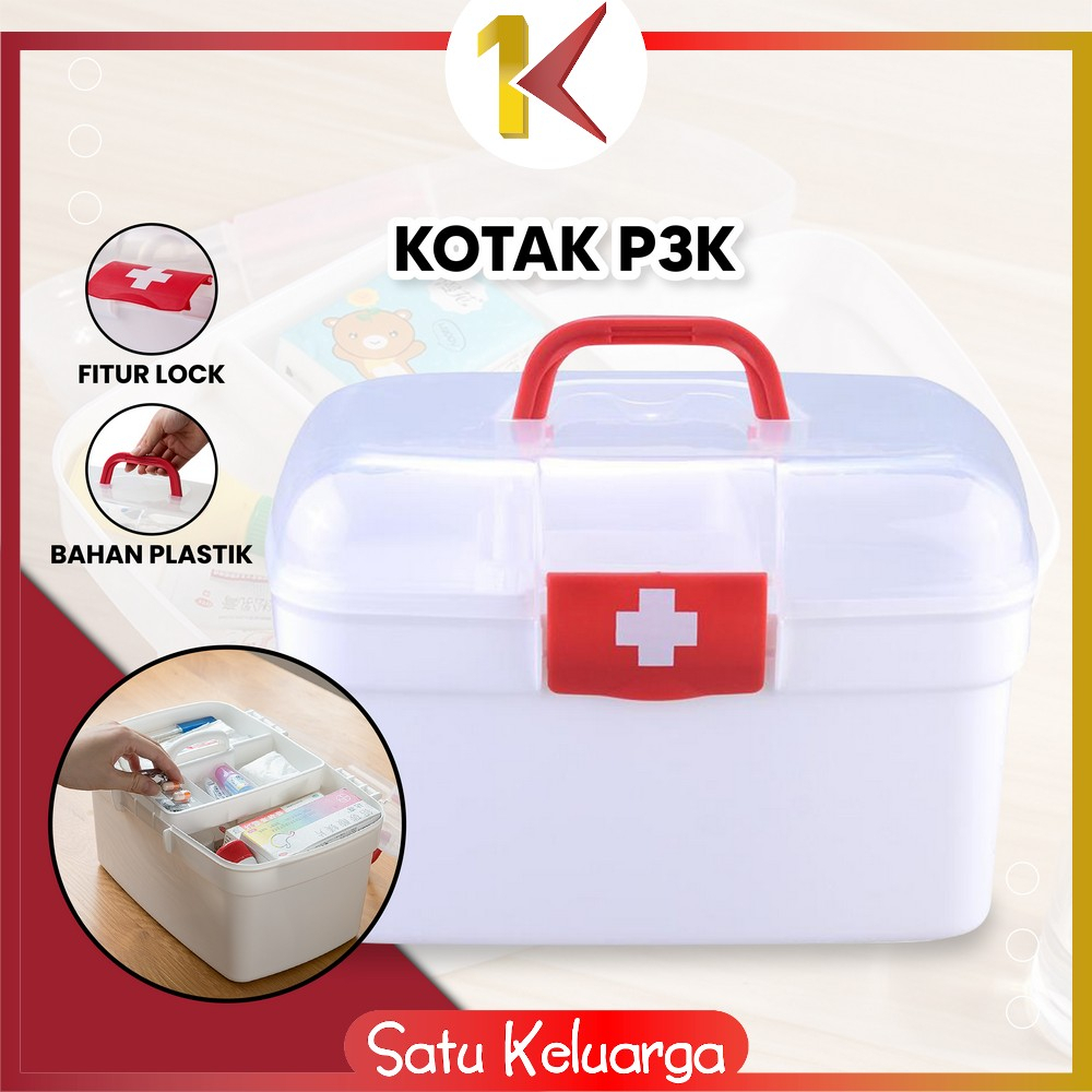 Jual SK-C832 Kotak P3K First Aid Kotak Penyimpanan Obat Medicine Box ...