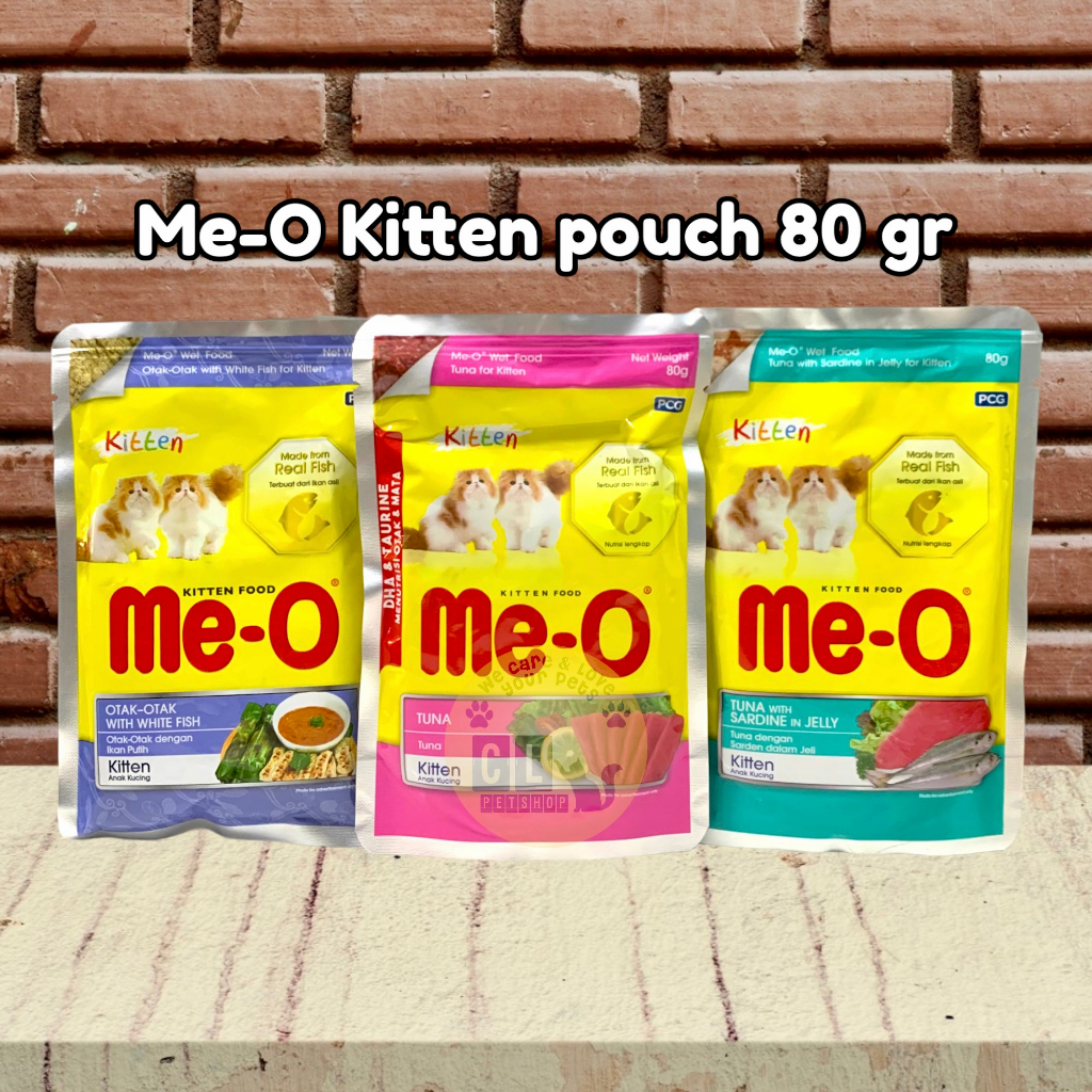 Jual Me-O / Meo pouch 80 gr - Kitten | Shopee Indonesia