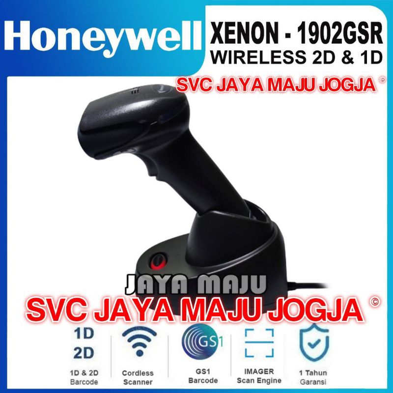 Jual HONEYWELL XENON 1902 GSR - WIRELESS - USB - 1D 2D - BATERAI 1.800 ...