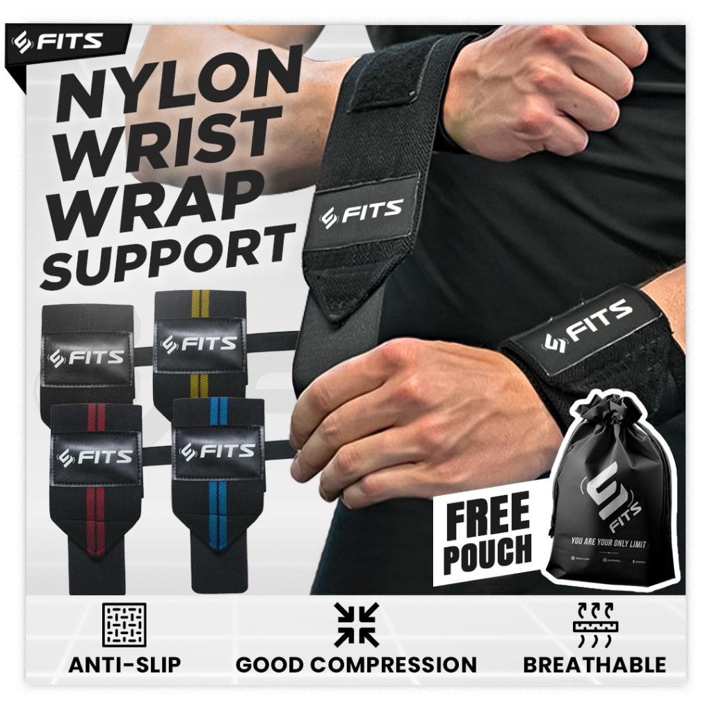 Jual FITS Wrist Wrap Support Wrist Weight Support Nylon | Shopee Indonesia