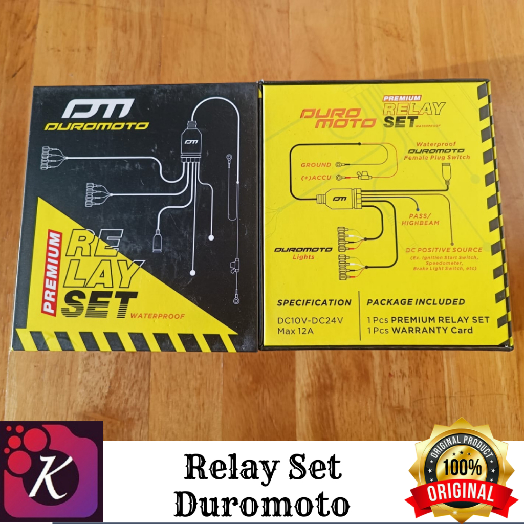 Jual Relay Set Duromoto Premium, Relay set untuk mobil dan motor ...