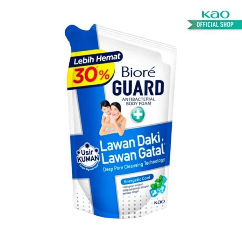 Jual Biore Body Foam Energetic Cool 800ml | Shopee Indonesia