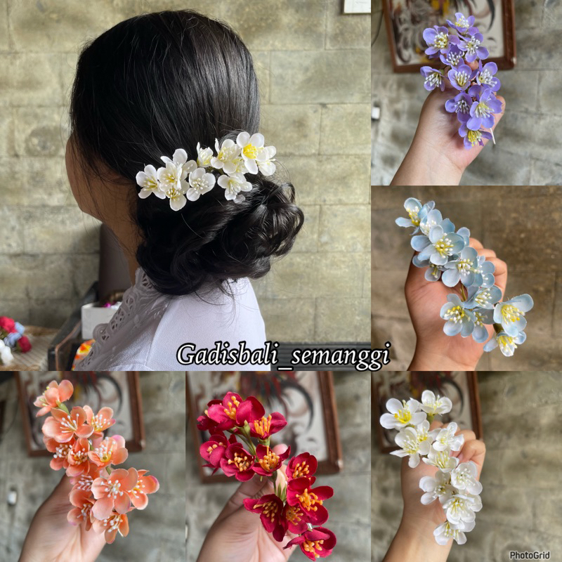 Jual Semanggi Melati Tipe 1 / Semanggi Bunga / Aksesoris Hairdo ...