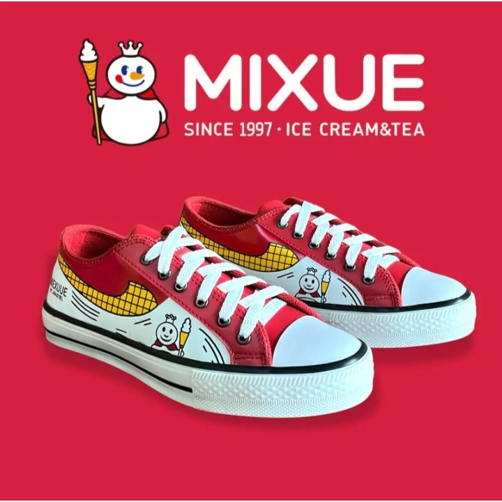 Jual Sepatu Sneakers Anak Mixue Terbaru Lucu Dan Trendy Motif Full ...