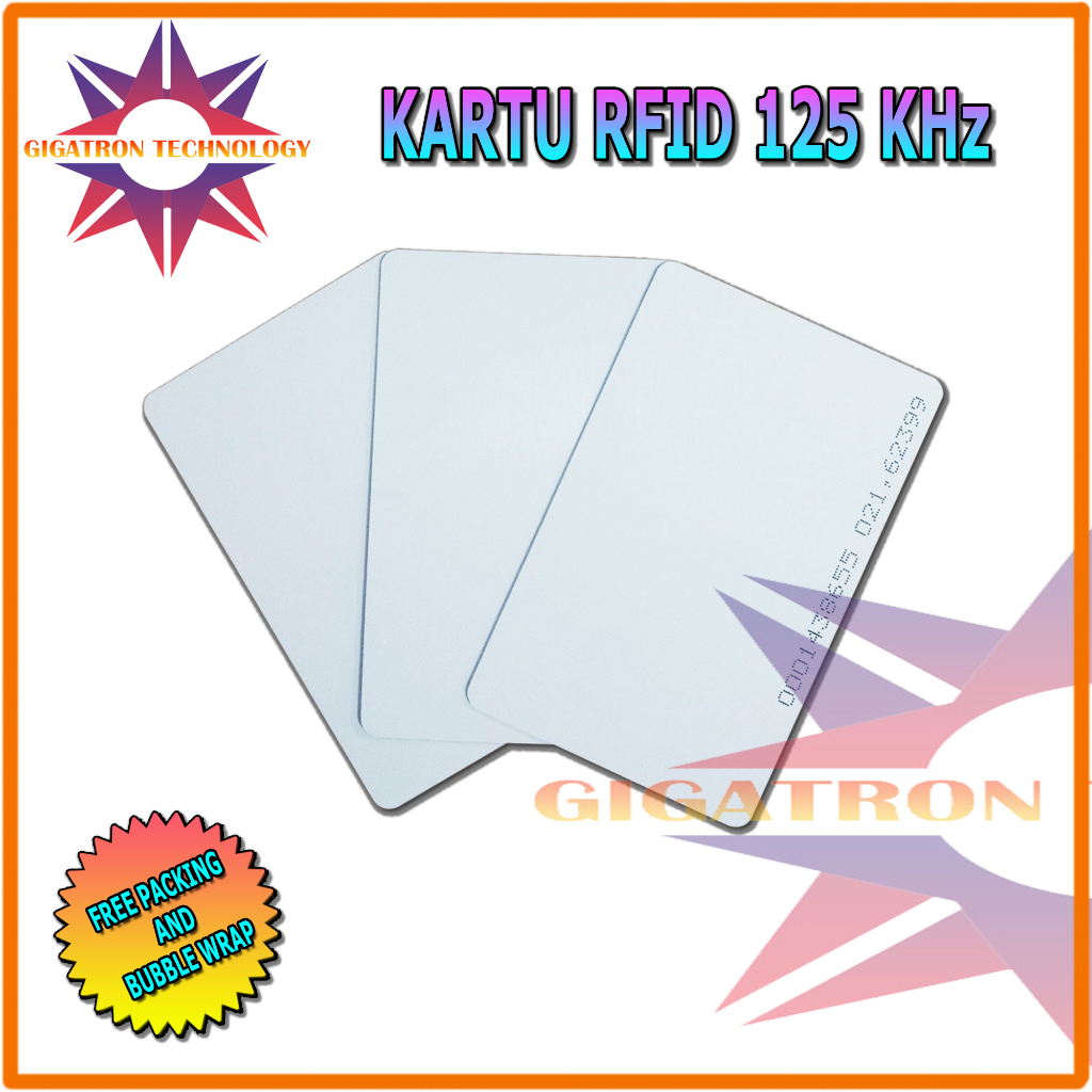 Jual Kartu RFID 125 Khz Kartu RFID 125 KHZ Proximity Card Kartu ...