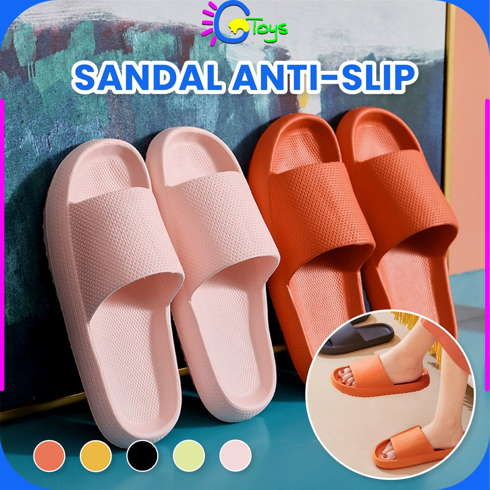 Jual CR-S56 Sandal Slip-On Karet Jelly Sendal Selop Rumah/Kamar Mandi ...