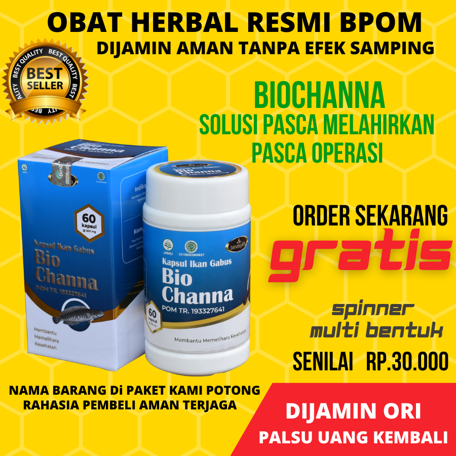 Jual Obat Luka Setelah Operasi dan Melahirkan Biochanna Extrak Ikan ...
