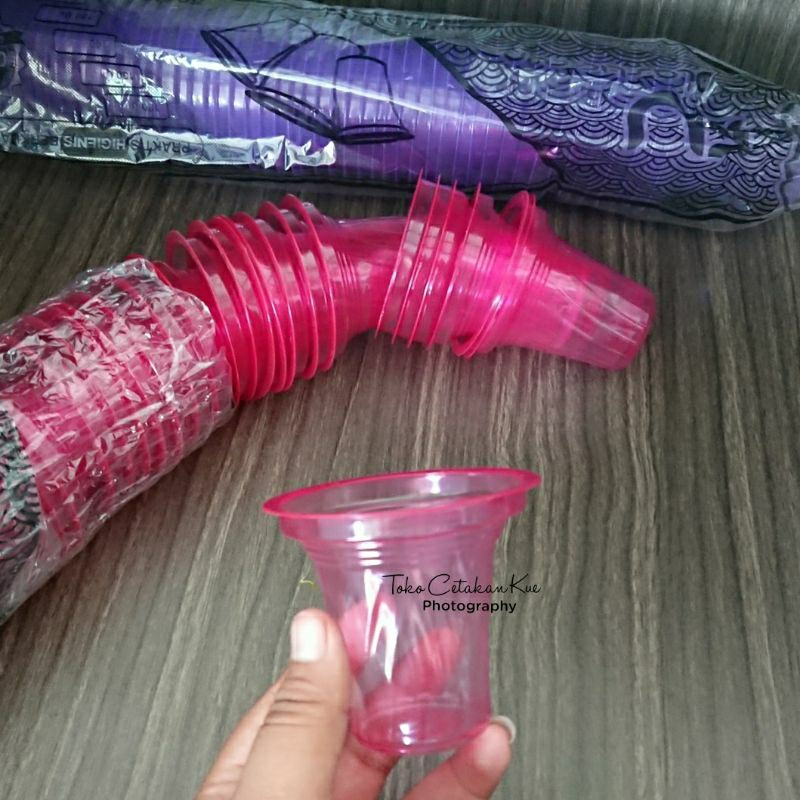 Jual Cup Ulir Cup Gelas Warna Ukuran 120ml/180ml ulir Warna | Shopee Indonesia