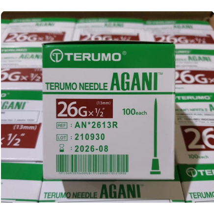 Jual TERUMO NEEDLE AGANI 18G 21G 23G 24G 25G 26G 27G 30G NEEDLE TERUMO AGANI | Shopee Indonesia